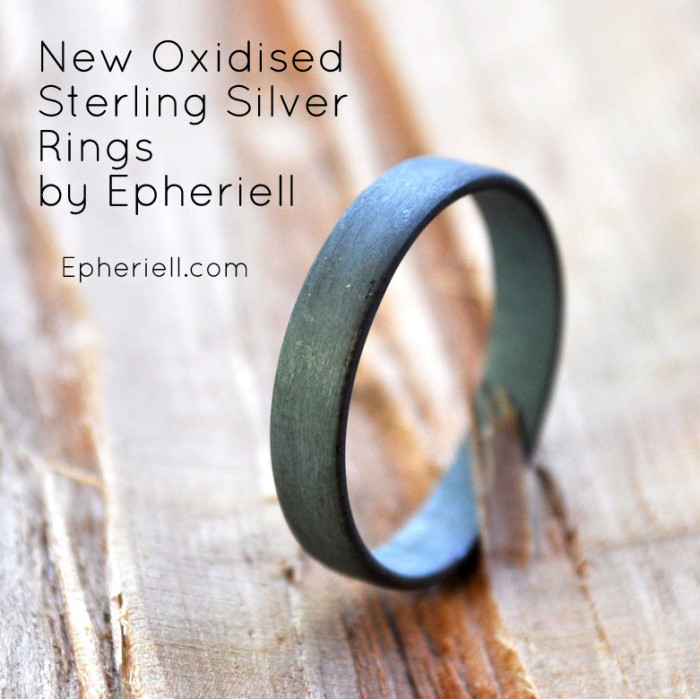 New Oxidised Sterling Silver Wedding Rings + A Glimpse at the ...