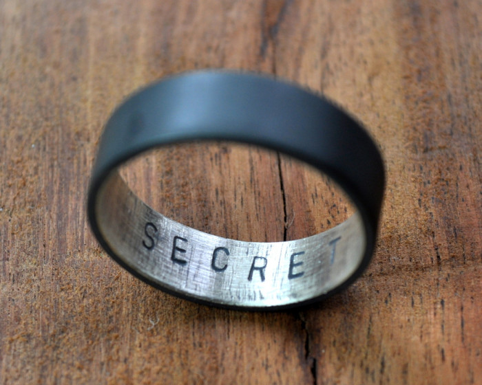 Introducing… Secret Message Rings – Personalised Hand-Stamped Bands in ...