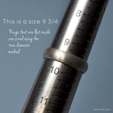 How Ring Size is Measured When I’m Crafting your Ring | Epheriell