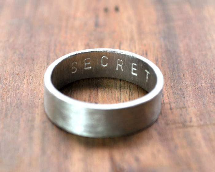 Introducing… Secret Message Rings – Personalised Hand-Stamped Bands in ...