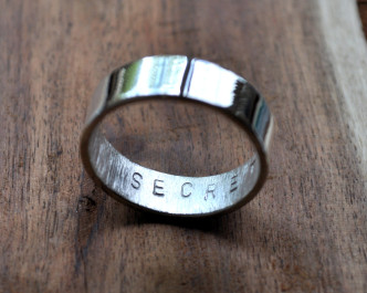 Introducing… Secret Message Rings – Personalised Hand-Stamped Bands in ...