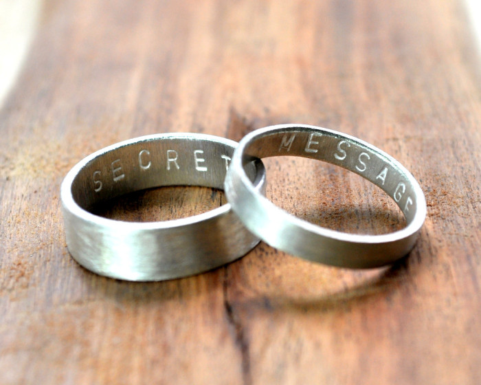 Introducing… Secret Message Rings – Personalised Hand-Stamped Bands in ...