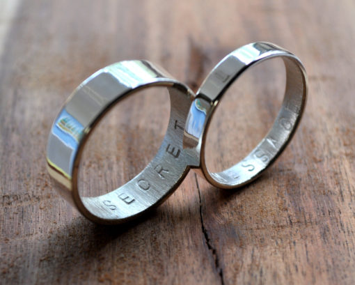 Introducing… Secret Message Rings – Personalised Hand-Stamped Bands in ...